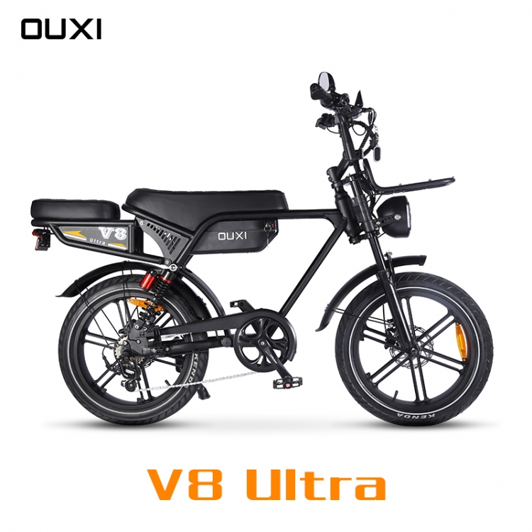 OUXI V8 Ultra Electric Fatbike Velo Two Seat E Bike Electric MotorV8 ...